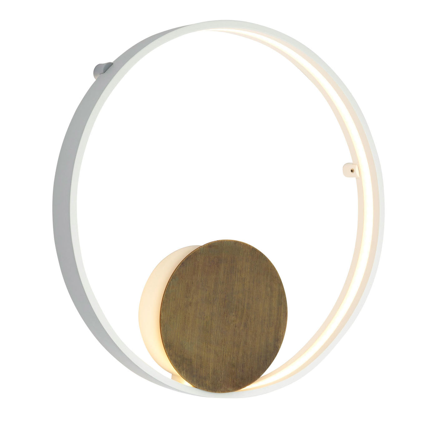 Rings White Wall Lamp by Valerio Cometti - V12 Design Zava Luce | Artemest