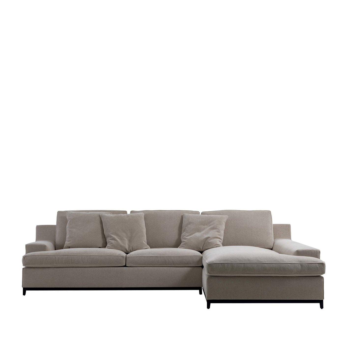 Hugo gray fabric modular sofa Galimberti Nino | Artemest