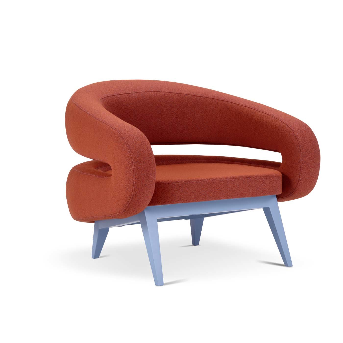 Roche Armchair in Red By Daria Zinovatnaya Adrenalina | Artemest