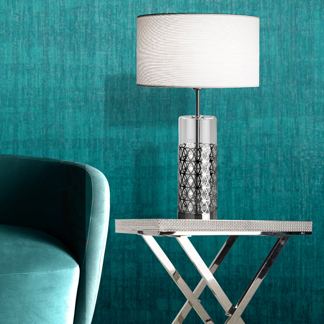 New York Silver Table Lamp Villari | Artemest