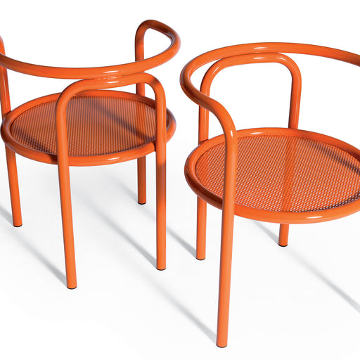 Locus Solus Orange Chair by Gae Aulenti Exteta | Artemest