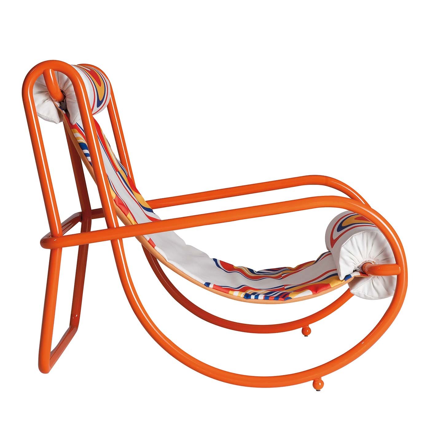 Locus Solus Orange Armchair by Gae Aulenti Exteta | Artemest