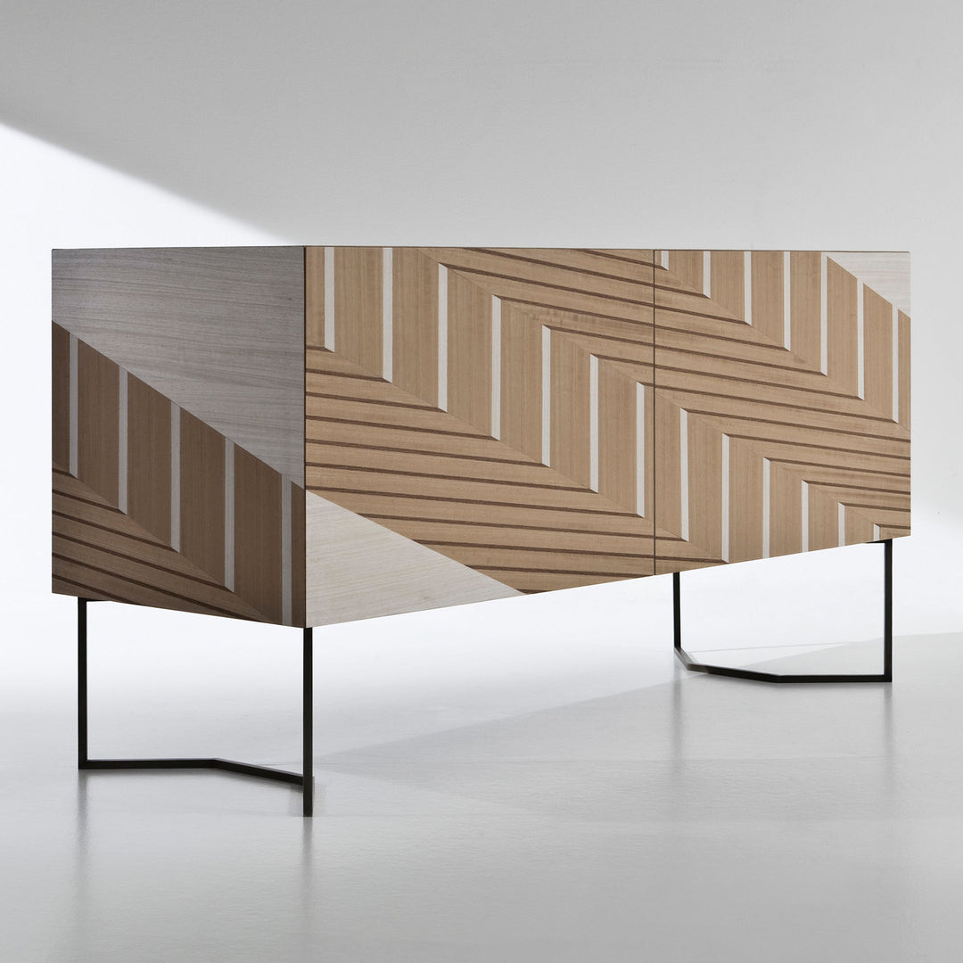 Twill Intarsia Sideboard by Bartoli Design Laura Meroni | Artemest