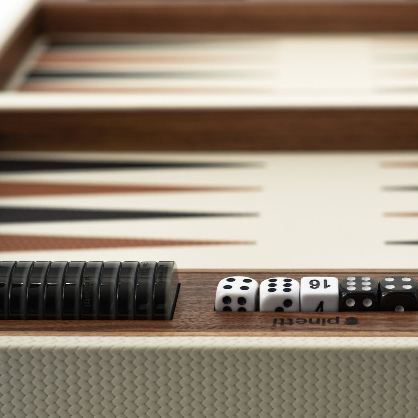 Leather Backgammon Set Pinetti | Artemest