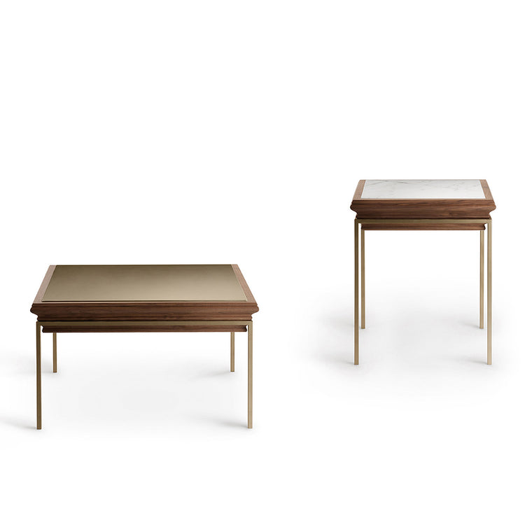 Abaco Side Table with Marble Top by Dell’Aglio/Migliore Rubinacci ...