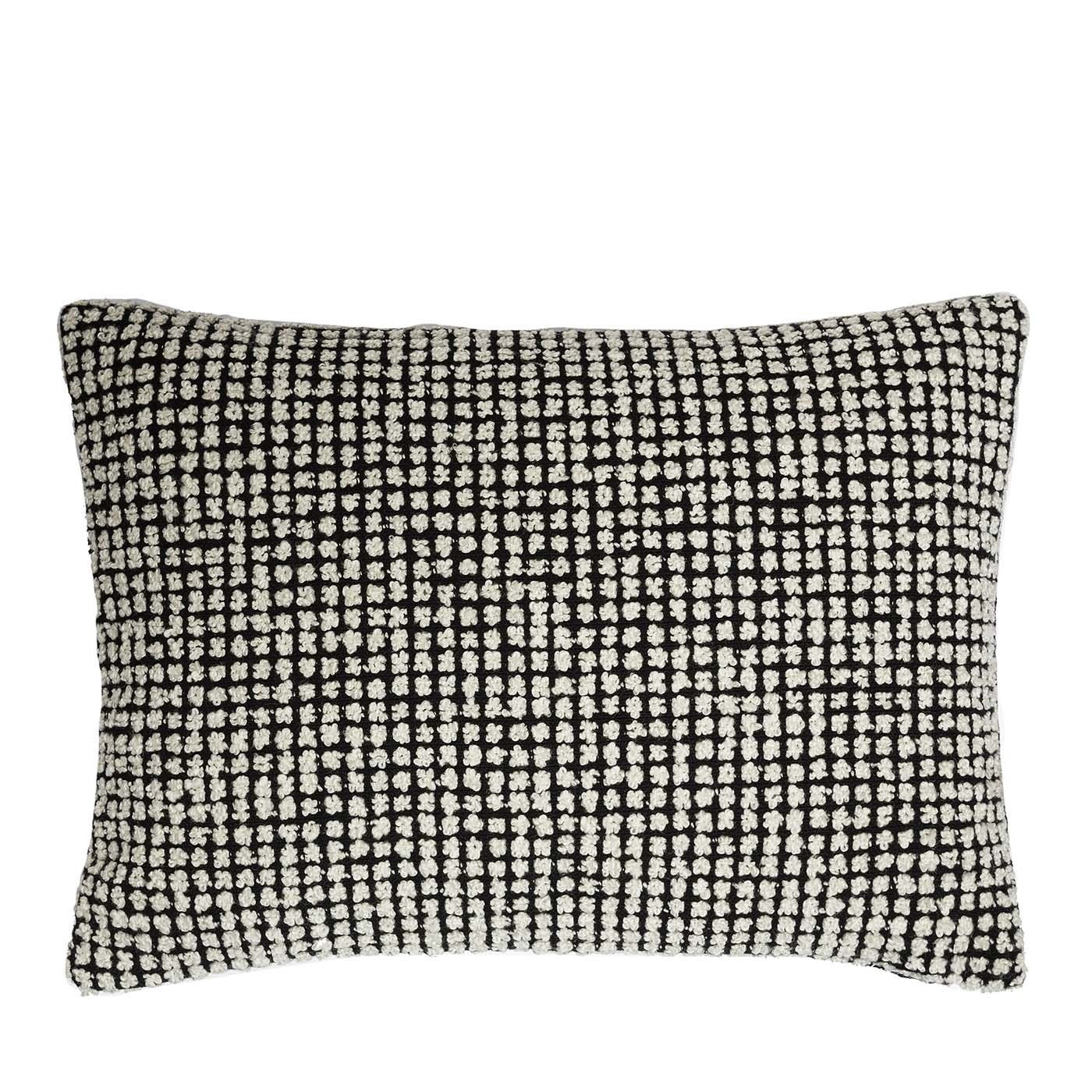 Lochanel Black-and-White Rectangular Cushion LO Decor | Artemest