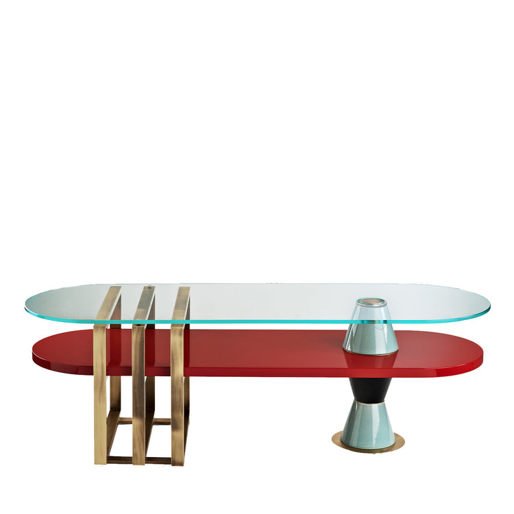 Palm Oval Coffee Table Marioni | Artemest