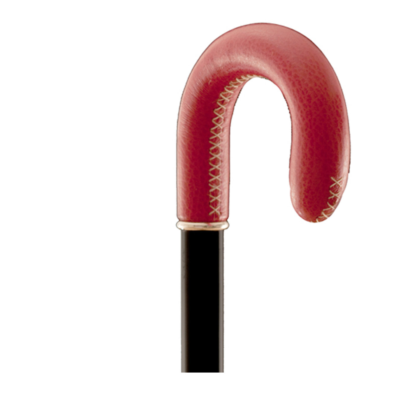 Traditional Red and White Handle Walking Stick Walking Sticks | Artemest