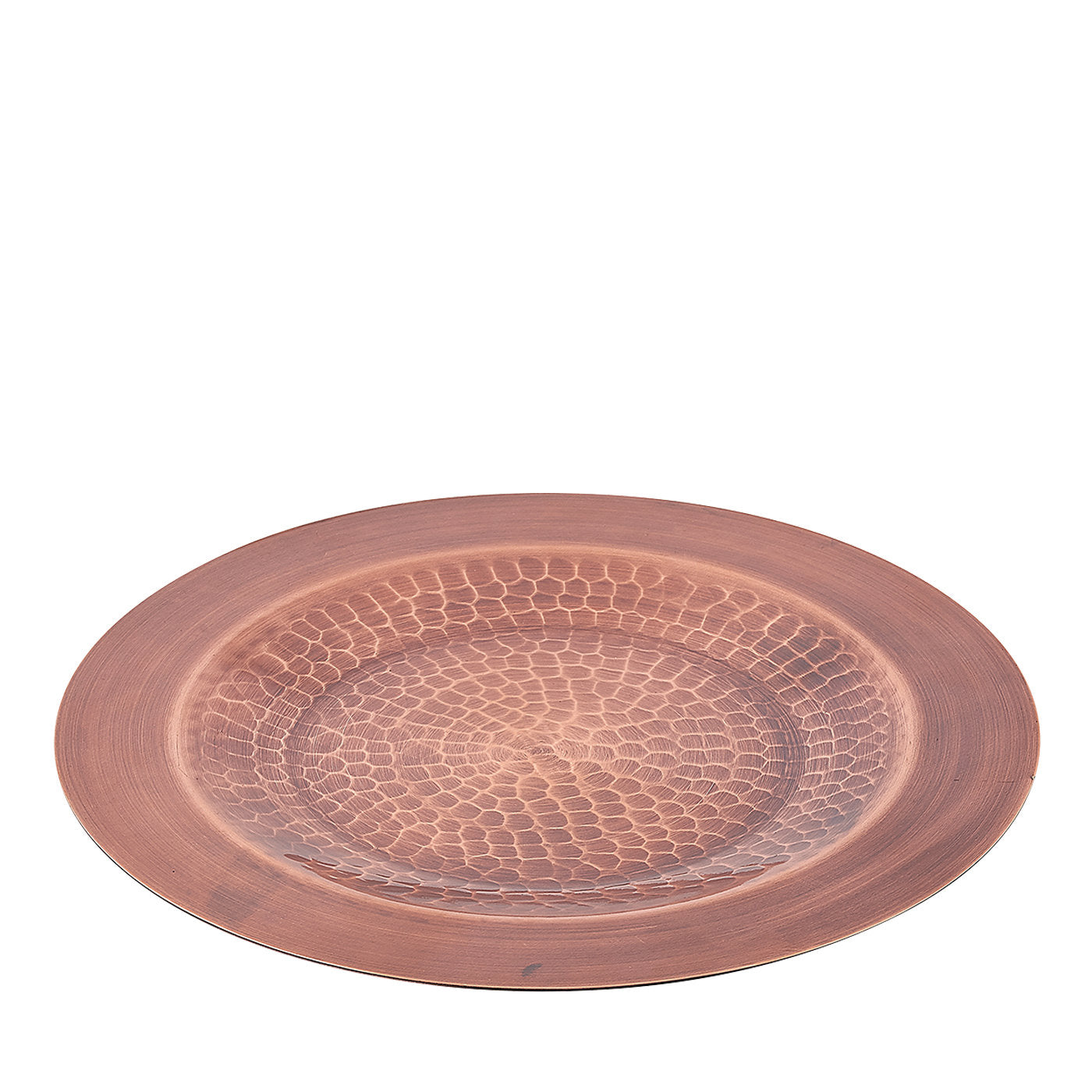 Burnished Copper Charger Plate Cu Artigiana | Artemest