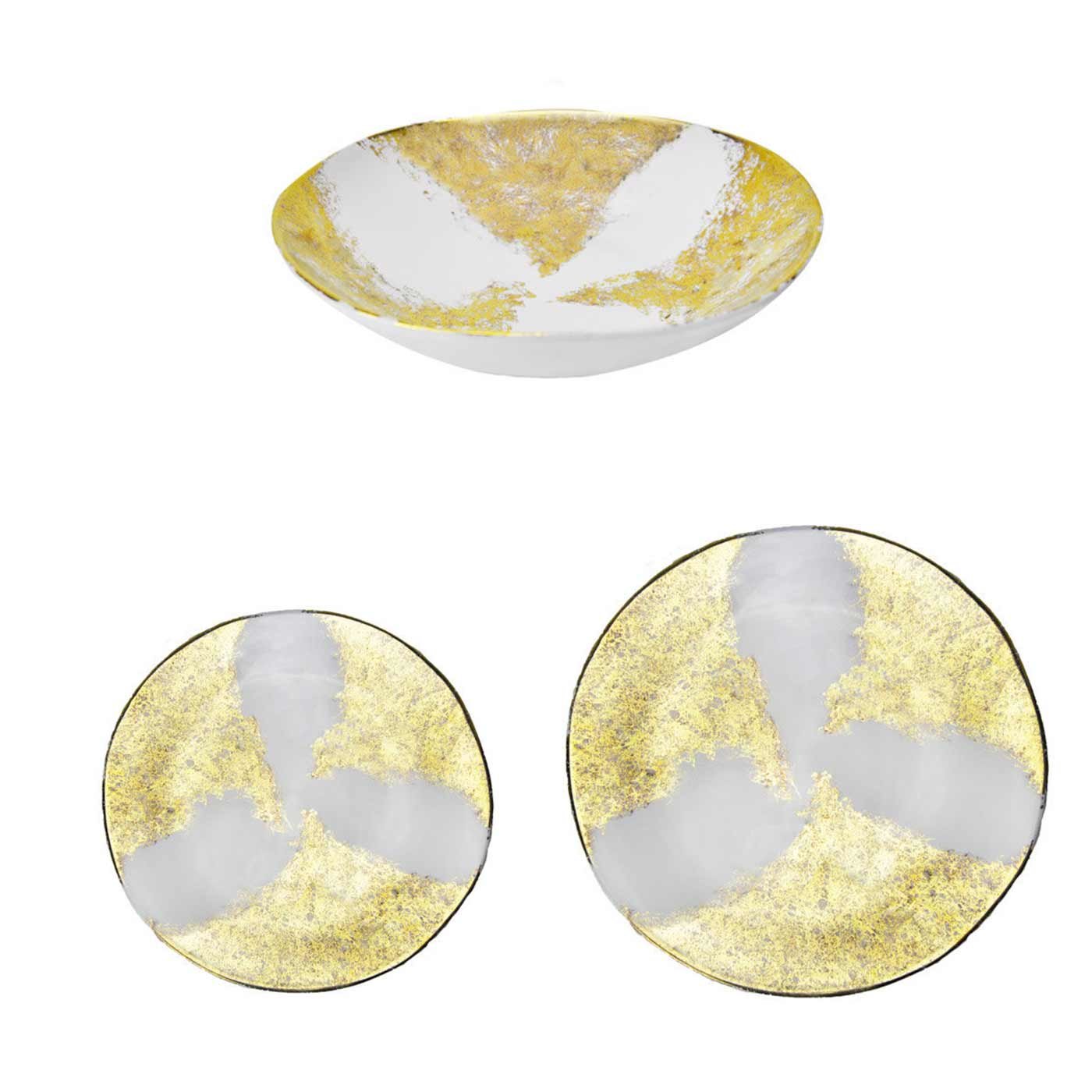 Cleopatra 18-Piece Plate Setting Arcucci Handmade | Artemest