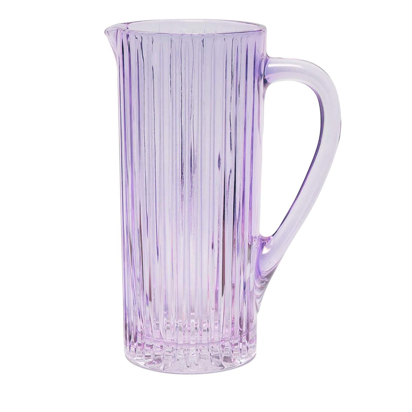 Prestige Purple Ridged Pitcher Luisa Beccaria | Artemest