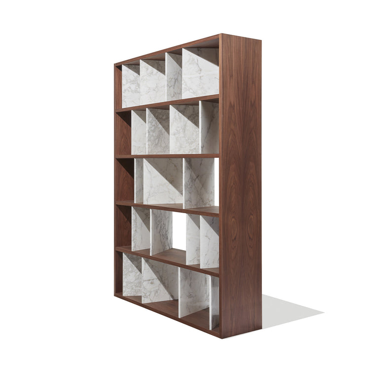 Moscova Bookcase in Mocha color Exto | Artemest