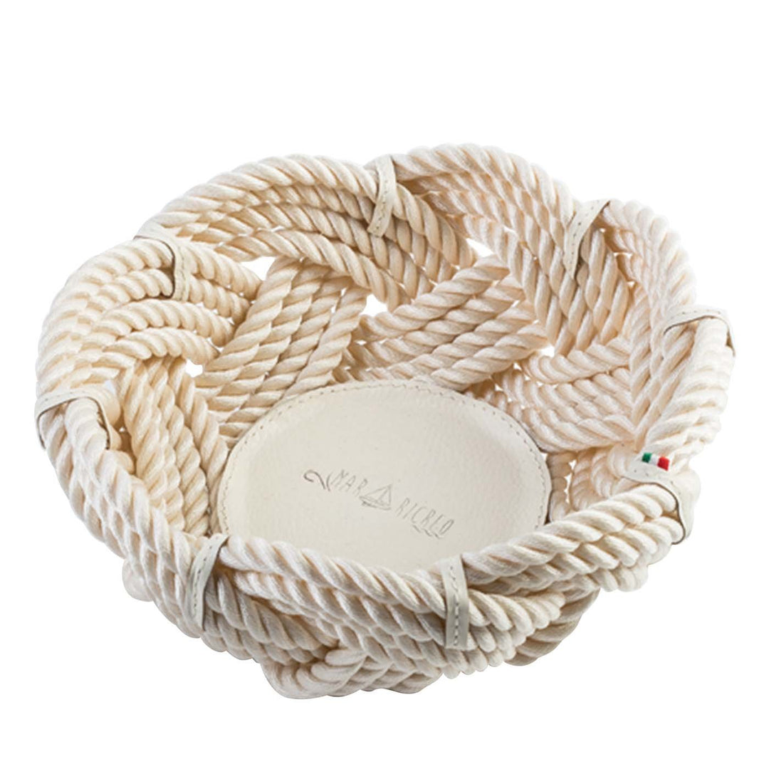 Large Cream Round Rope Basket Marricreo | Artemest