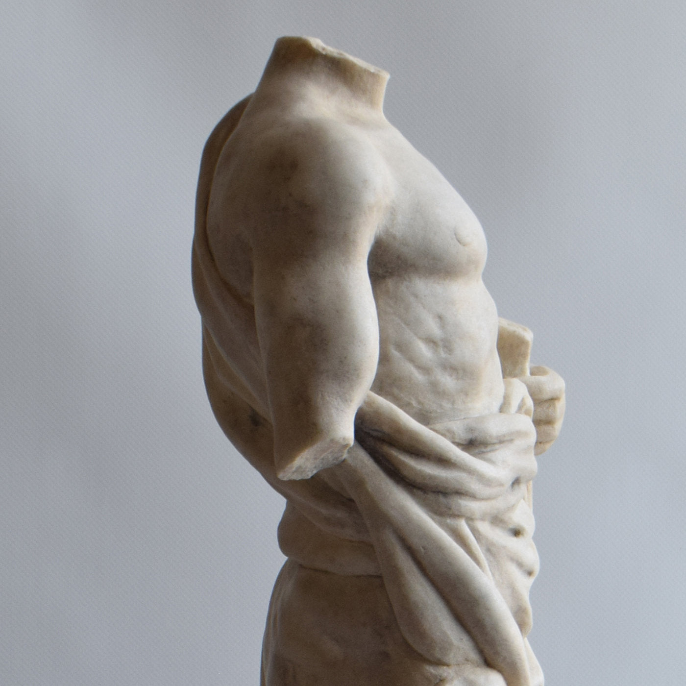 Torso Sculpture with Drapery Todini Sculture | Artemest