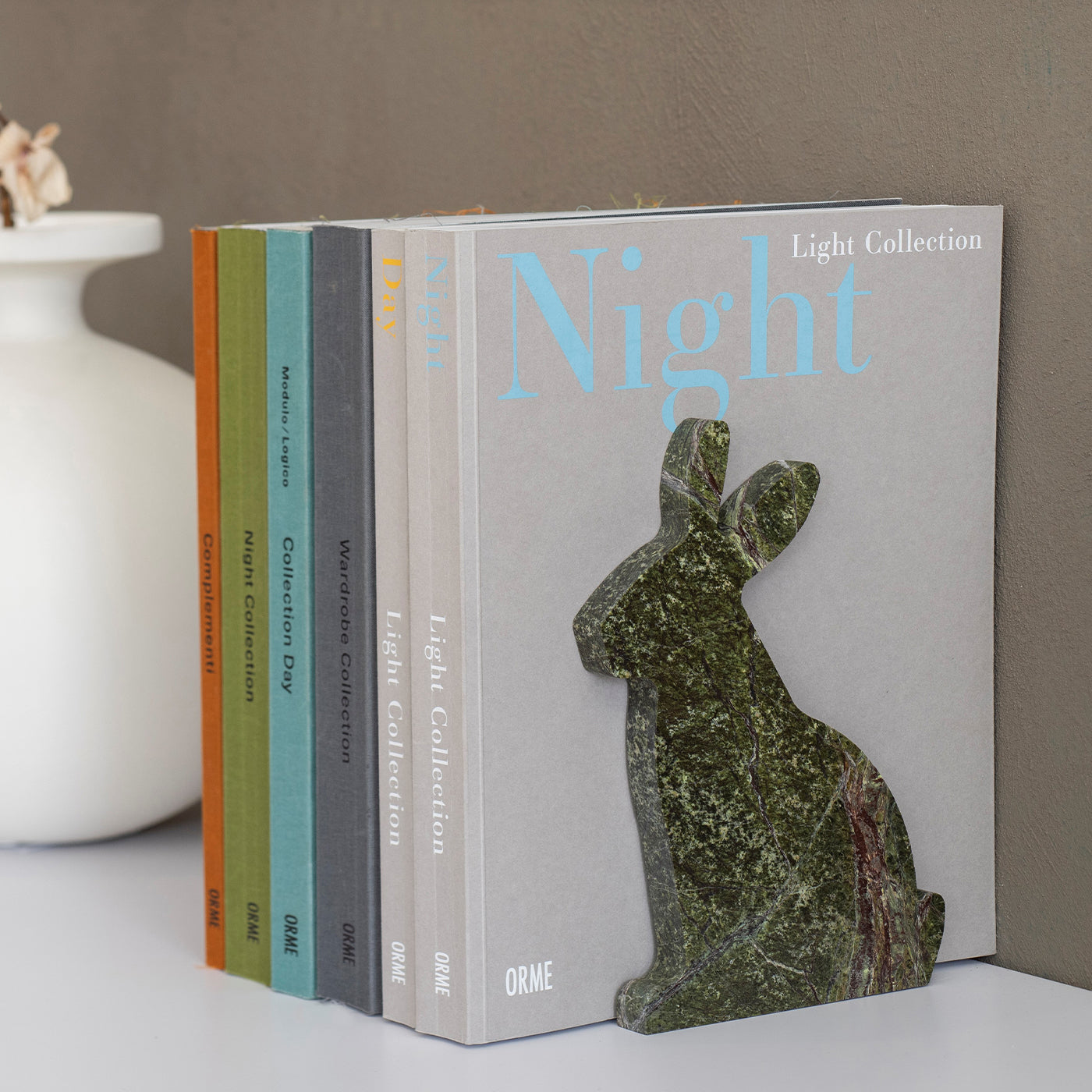 Bunny Set of 2 Picasso Green Bookends by Alessandra Grasso Kimano ...