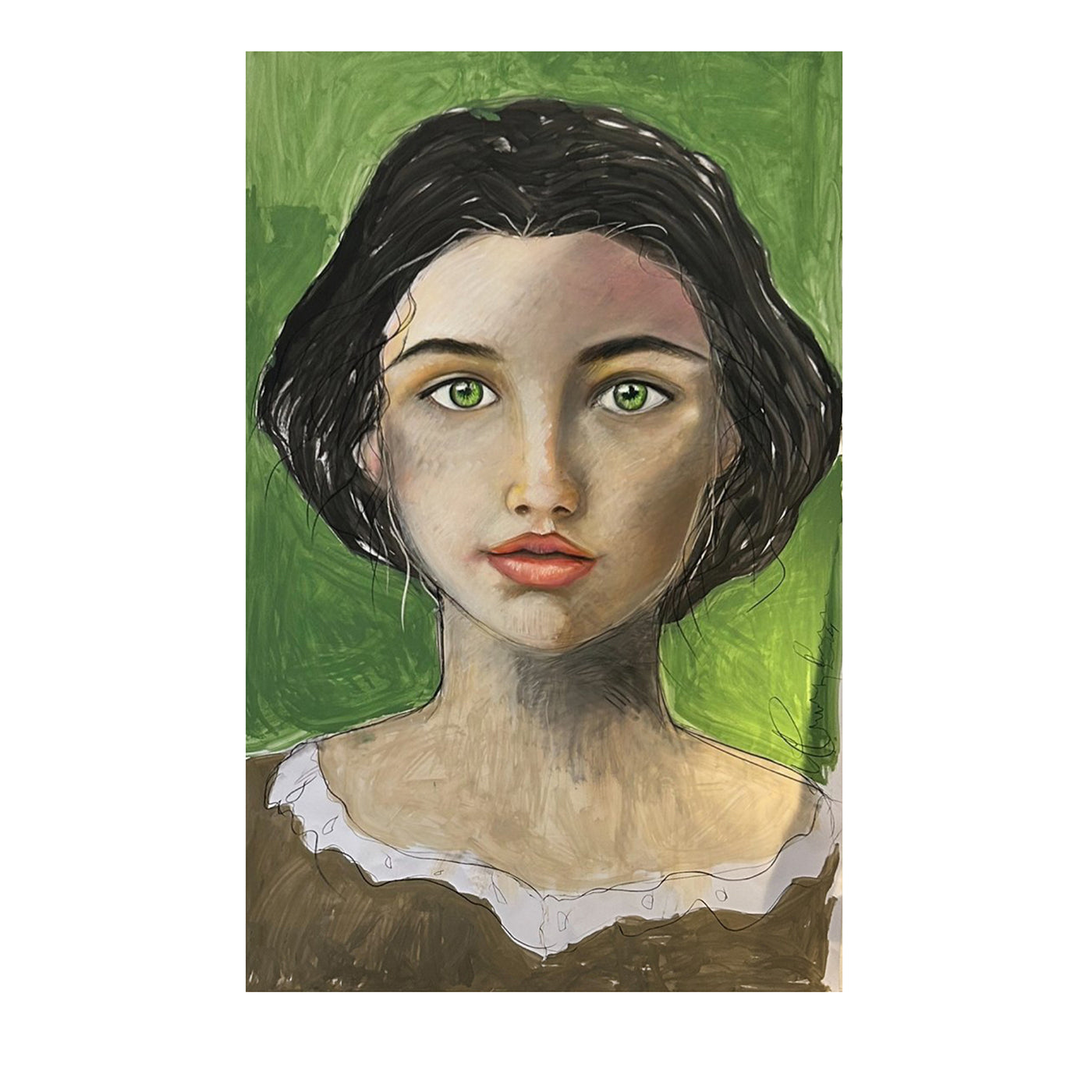 CA/1000 Lass Polychrome Painting Rosaria Corcione | Artemest