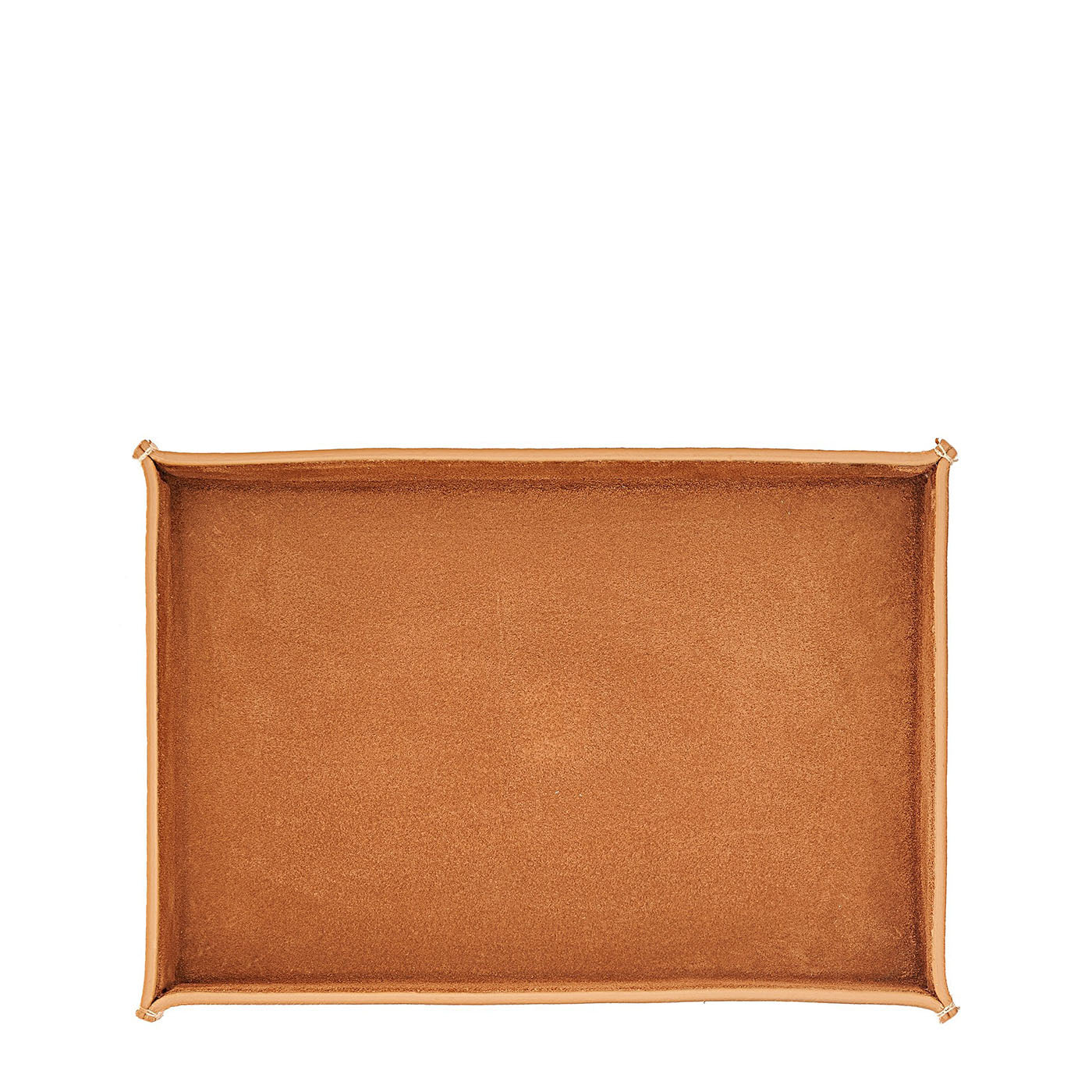 Small Valet Tray in Natural Leather Il Bisonte | Artemest