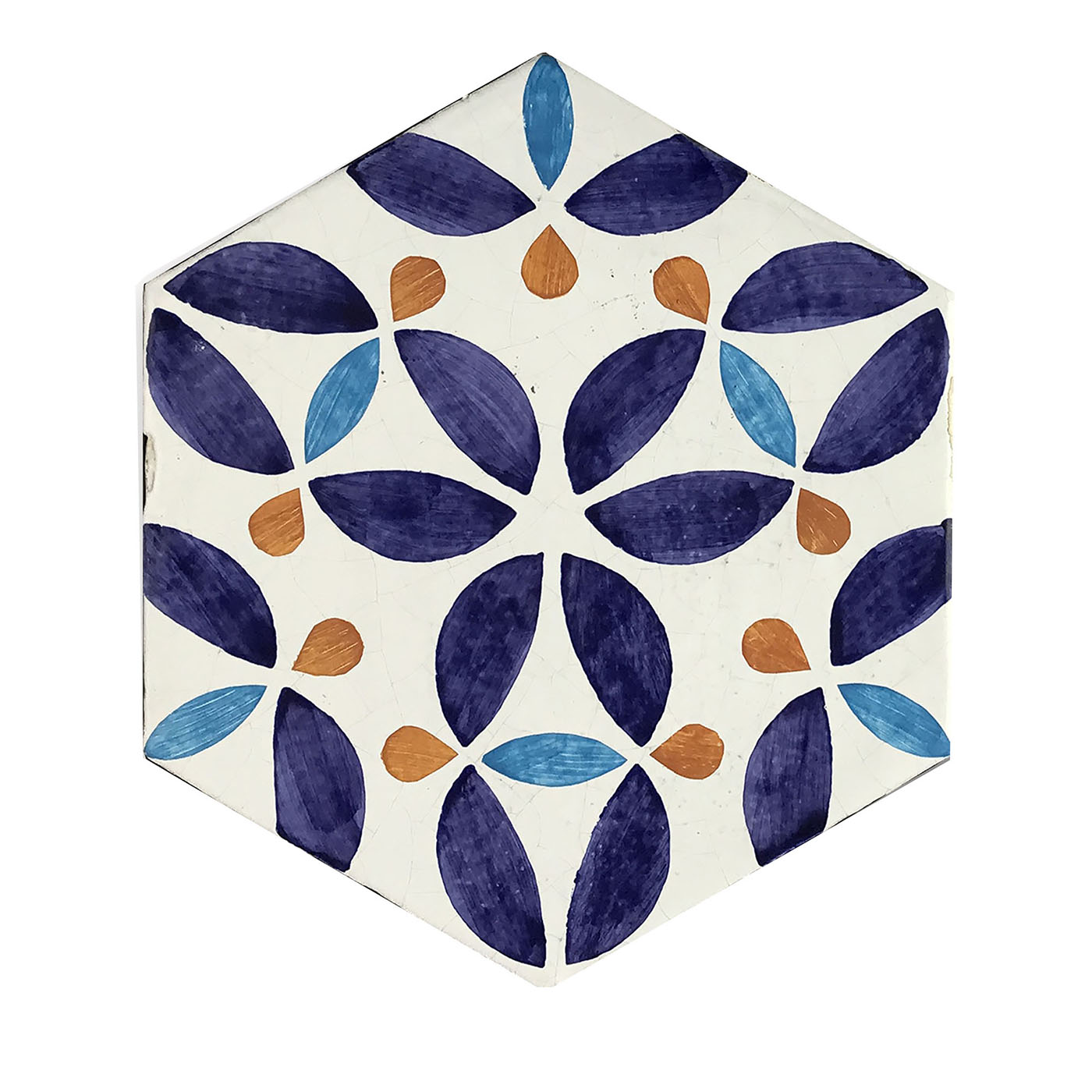 Daamè Set of 28 Hexagonal Blue Tiles Studio Le Nid | Artemest