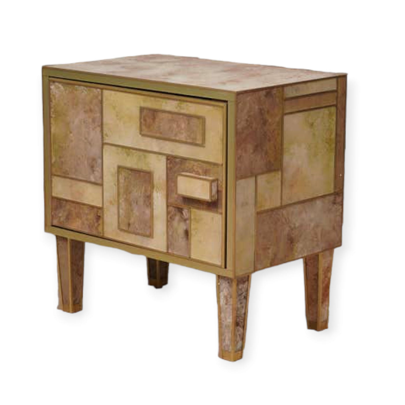 Stone-Effect Nightstand Justfurnituress | Artemest