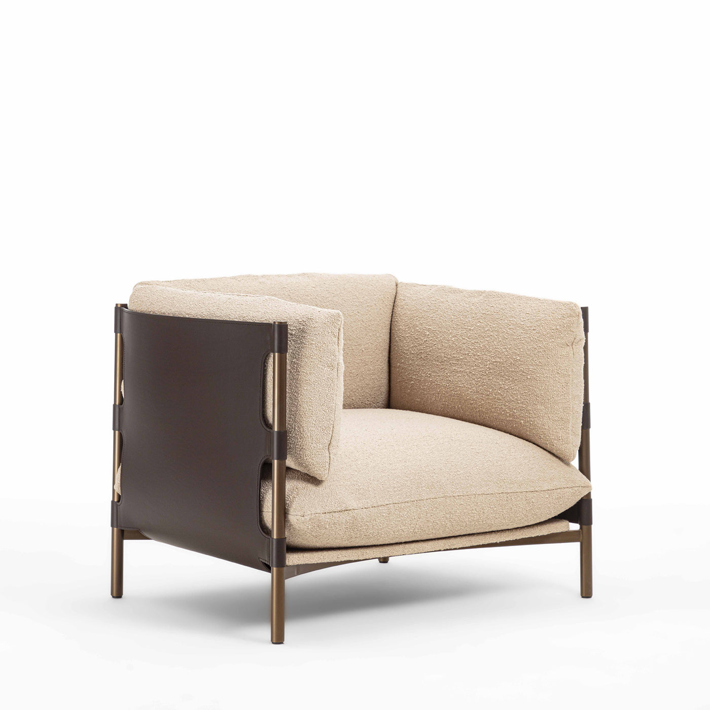 Iris Beige Armchair Enrico Pellizzoni | Artemest