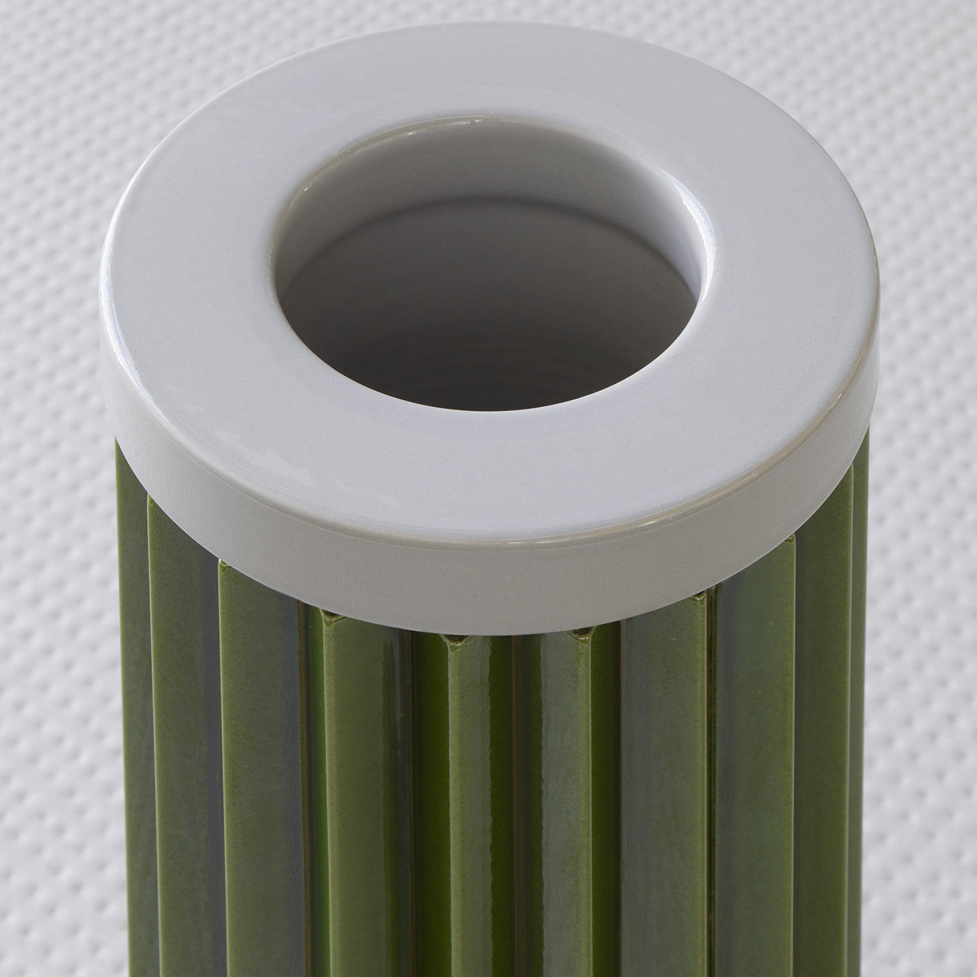 Rombini A Green and Gray Vase by Ronan & Erwan Bouroullec Mutina | Artemest