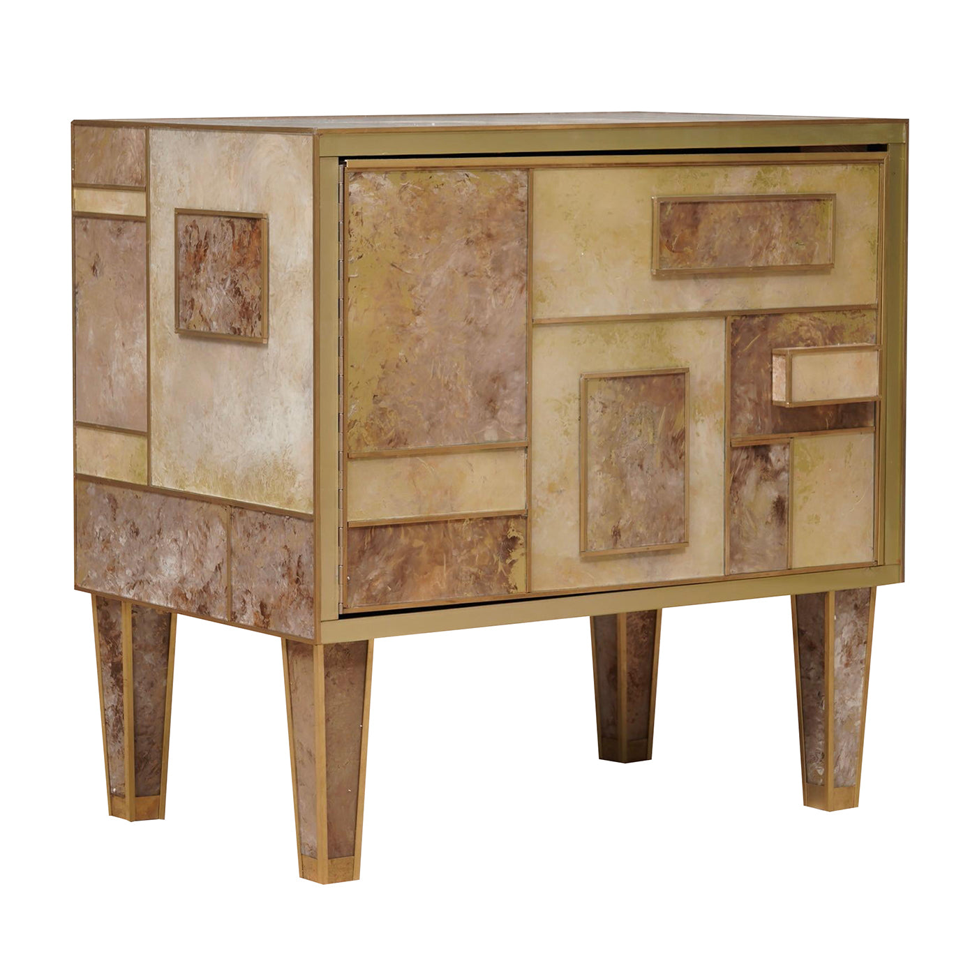 Stone-Effect Nightstand Justfurnituress | Artemest