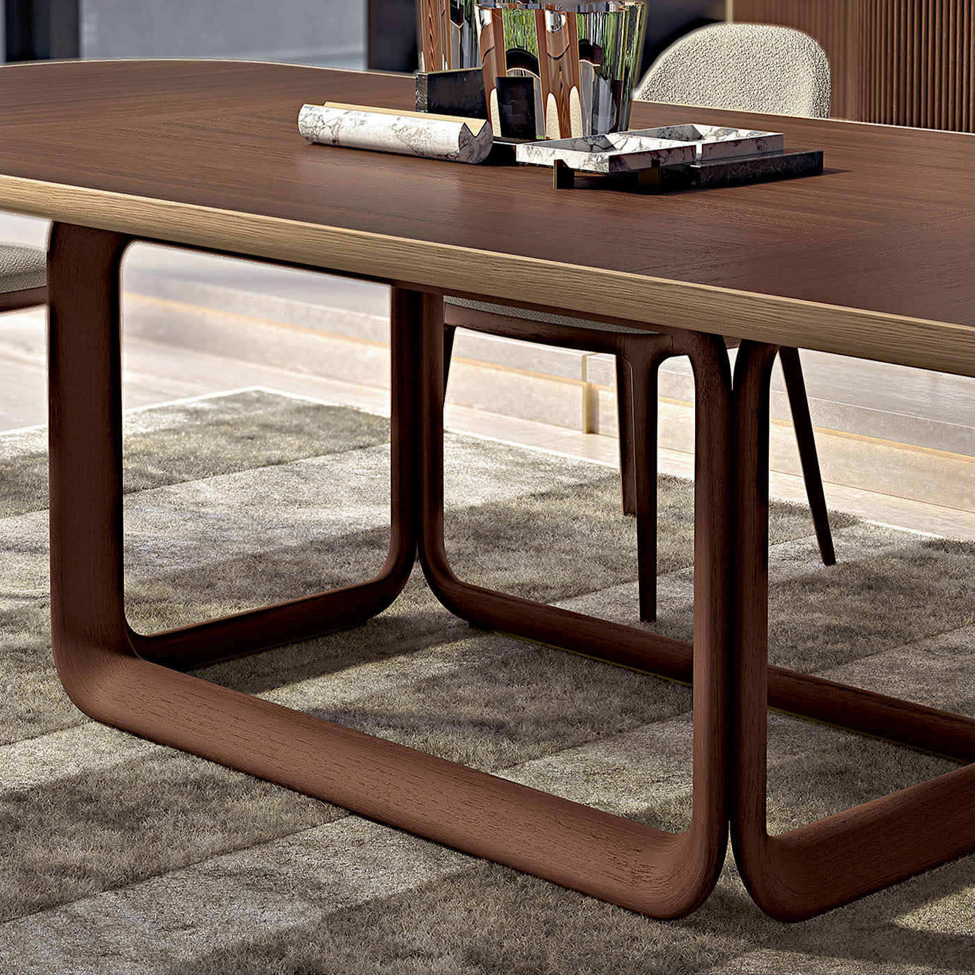 Opale Rectangular Canaletto Table Bamax | Artemest