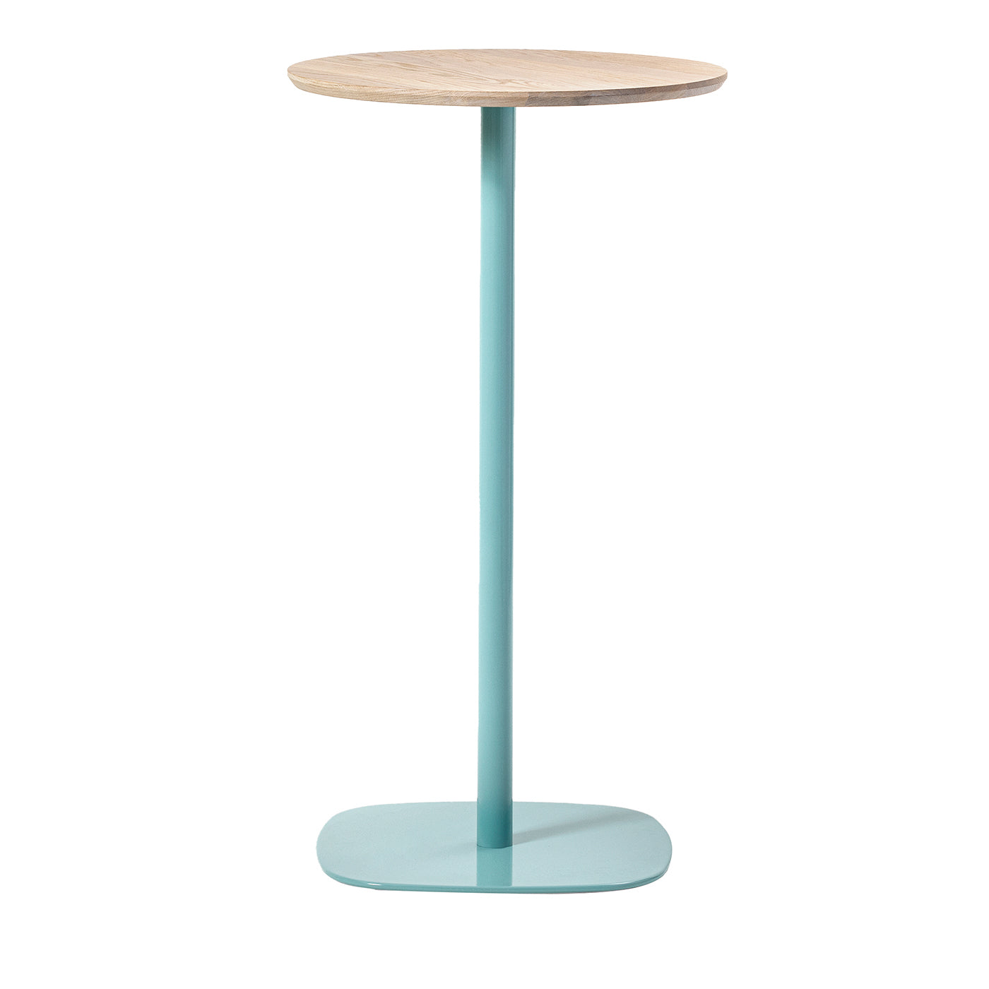 0533-2 Round Light-Blue High Bar Table TrabA' | Artemest