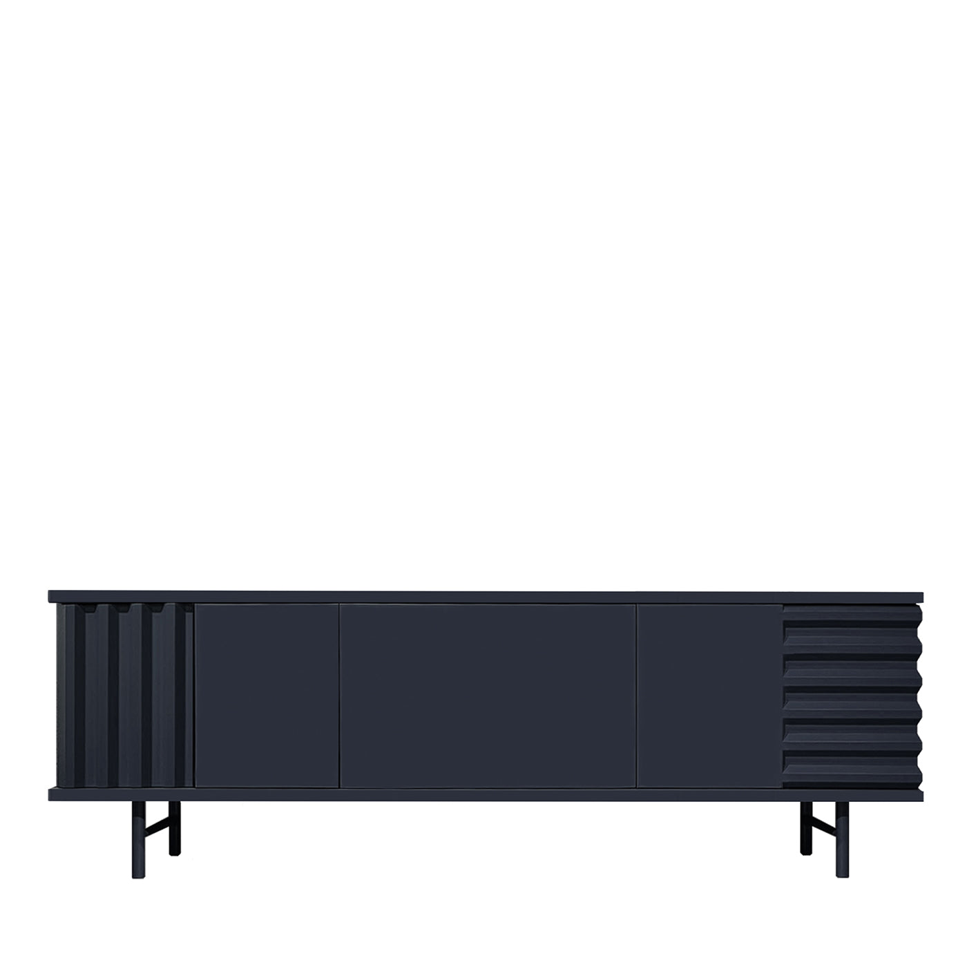 B-SIDE Abyss Blue 3-Door Sideboard DLA Design Lab | Artemest