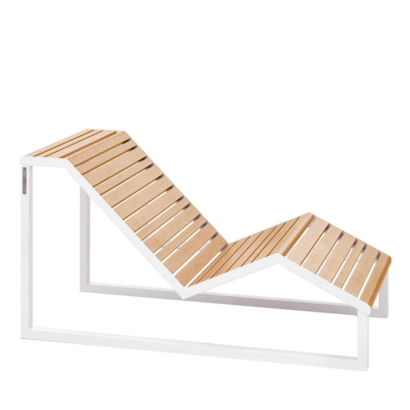H24 White Chaise Longue by Basaglia + Rota Nodari Urbantime | Artemest