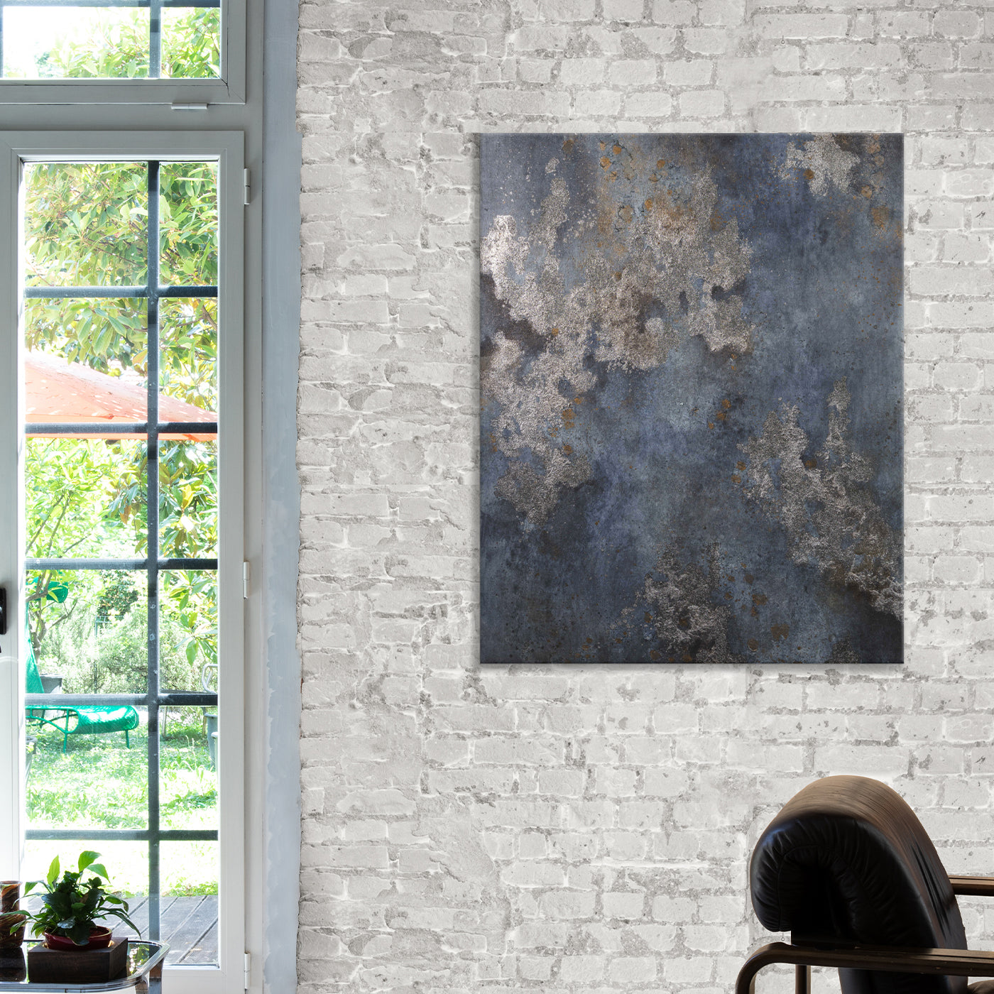 Midnight Moon Dust painting Fabscarte | Artemest