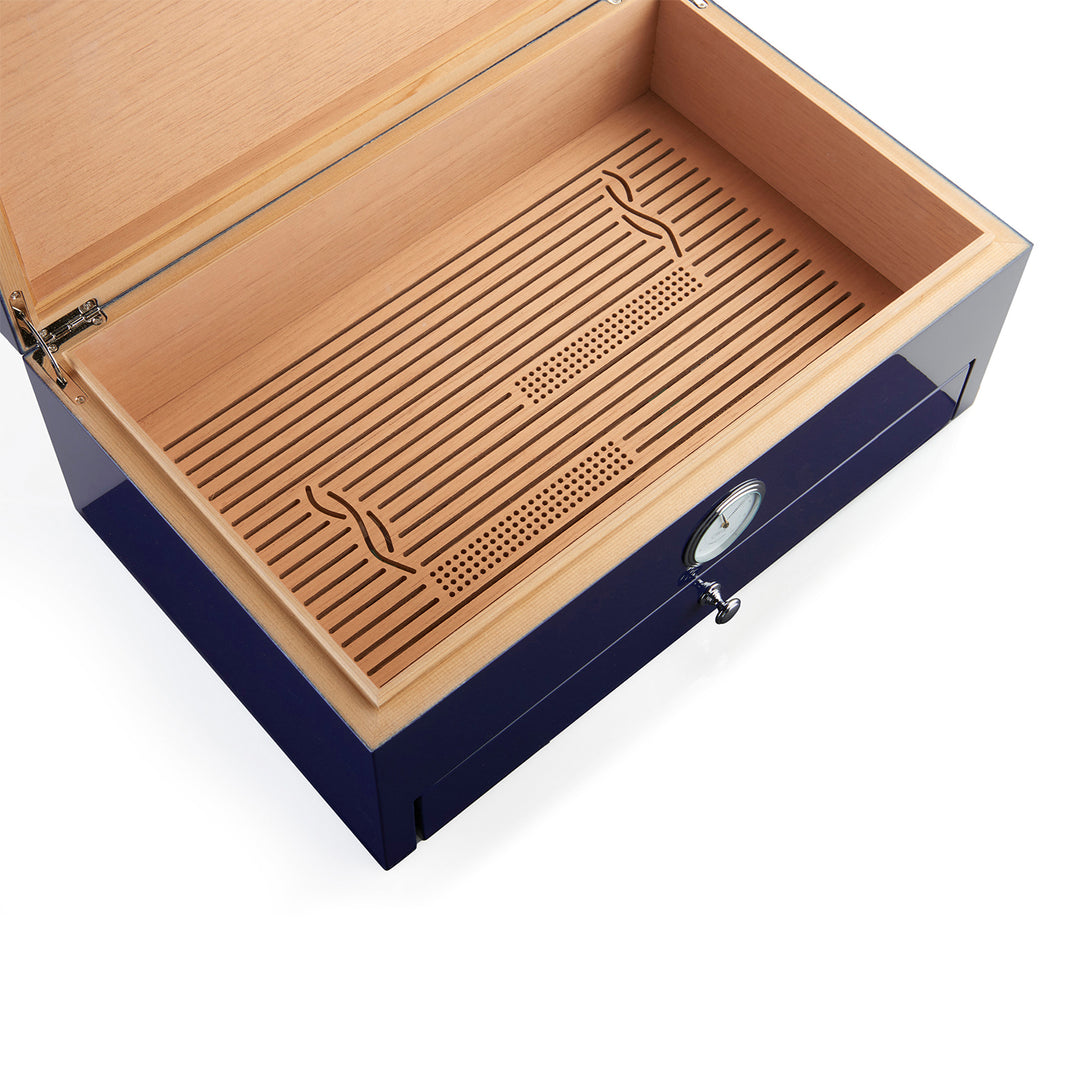 Havana-inspired Blue Humidor (Special Club Edition) Morici | Artemest