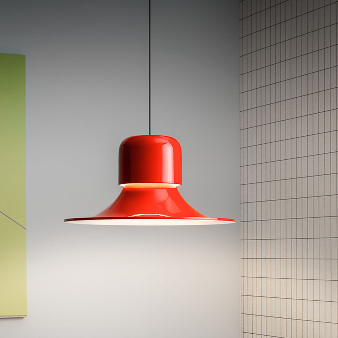 Campana Red Pendant Lamp Stilnovo | Artemest