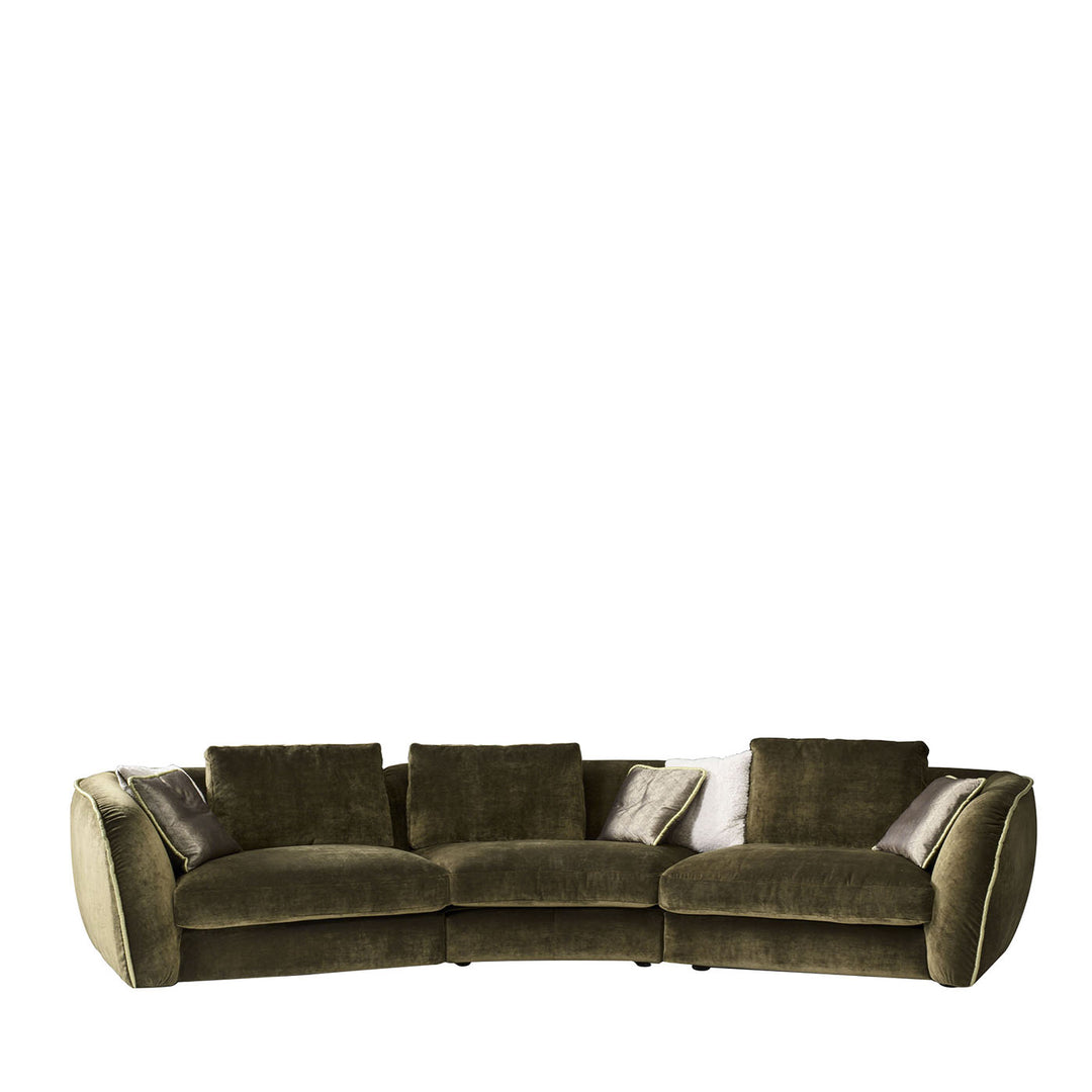 Levante Green Sofa Black Tie | Artemest