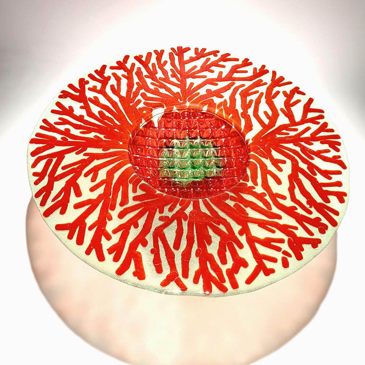 Corallo Rosso Verde Sculptural Centerpiece Daniela Forti | Artemest