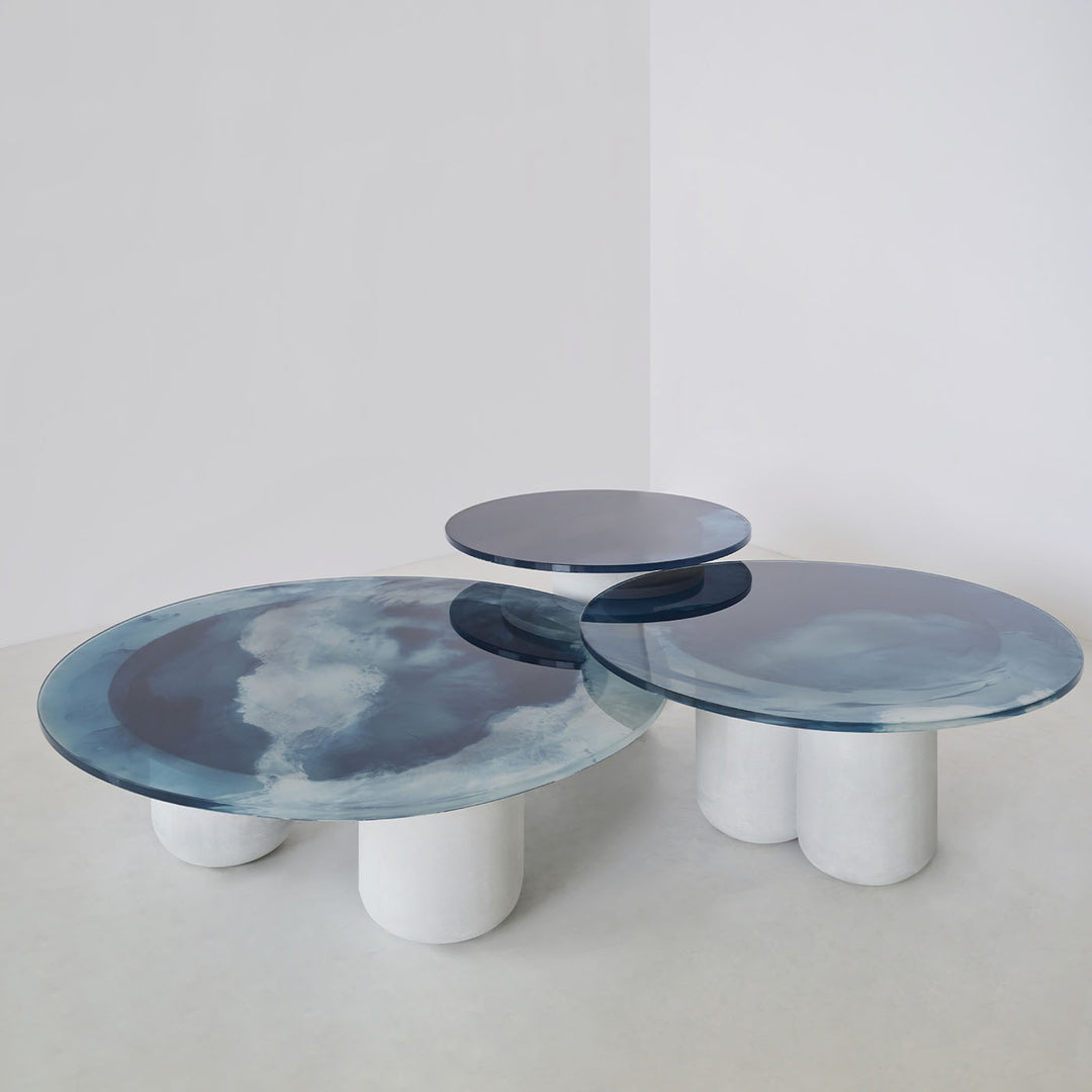 Mushroom Medium Midnight-Blue Coffee Table Delmondo Studio | Artemest
