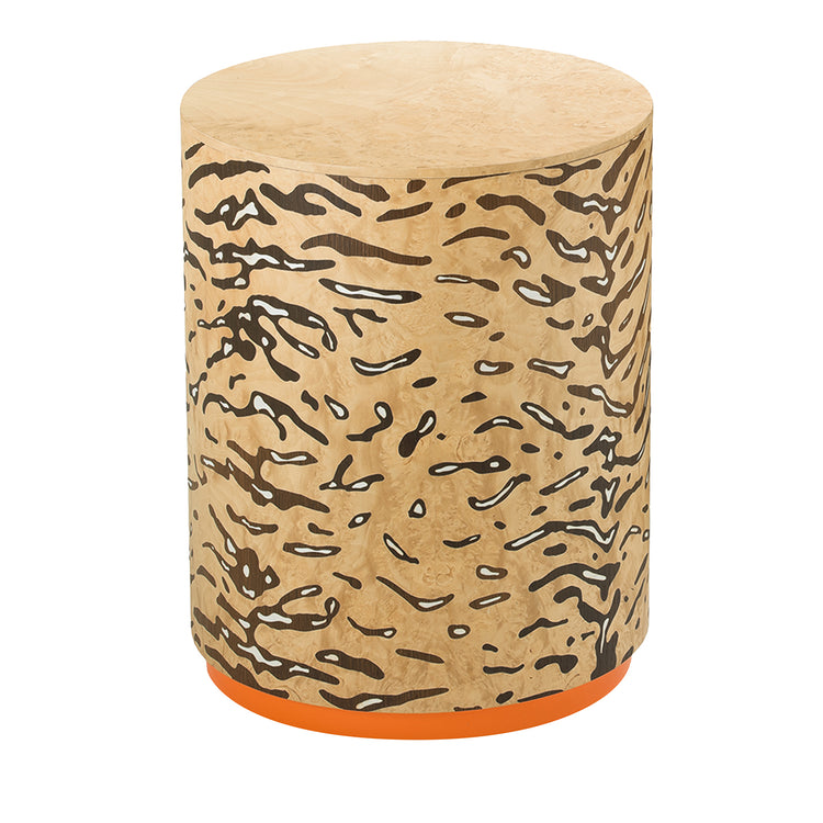 Triboo Tiger Cylindrical Stool by Lorenza Bozzoli Fratelli Boffi | Artemest