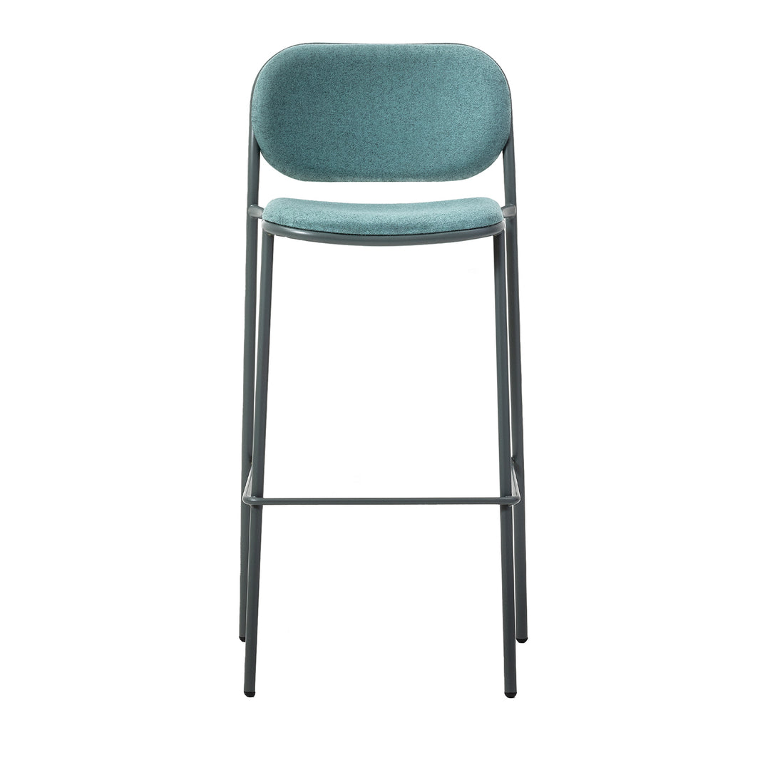 0184-IM Metis Tall Gray Bar Stool by Studio Gabbertas TrabA' | Artemest
