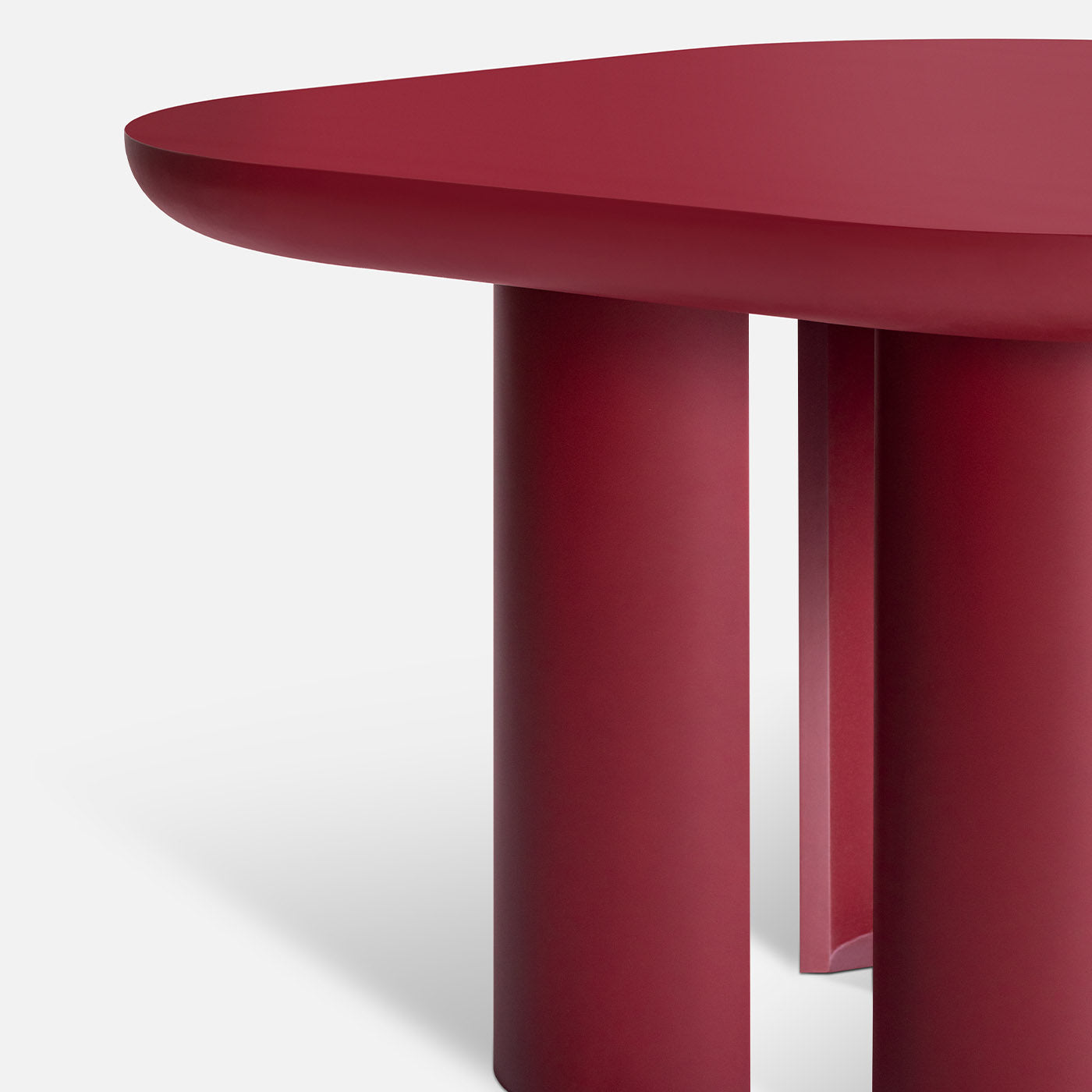 Turno Red Dining Table Medulum | Artemest