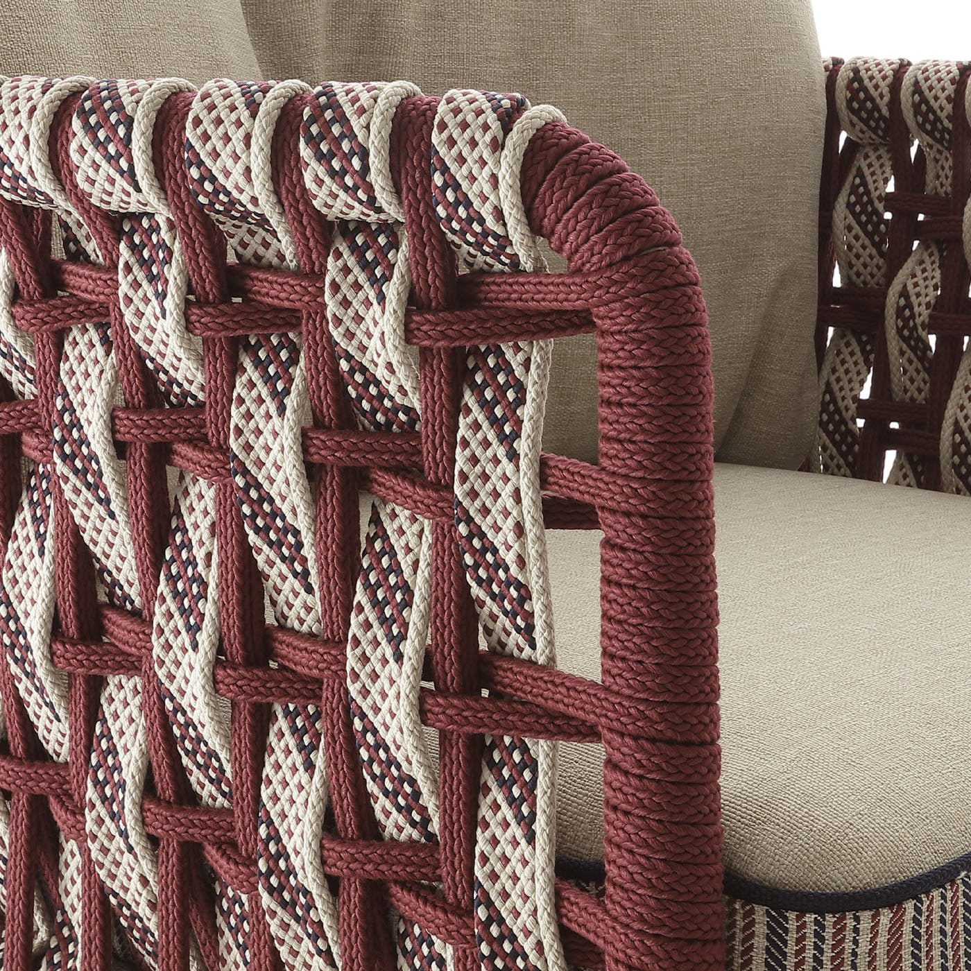Eva Vertical Ropes Outdoor Armchair by Antonio Marras Nodo Italia ...