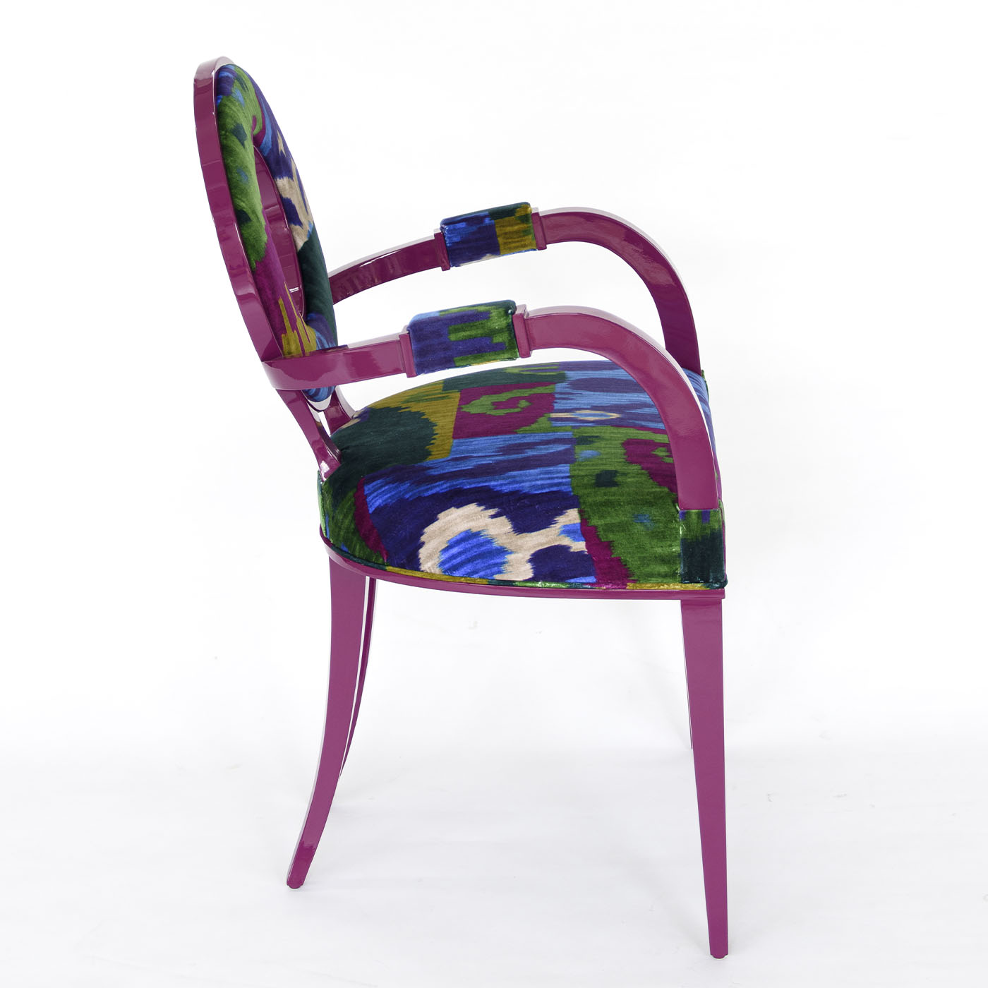 New Moon Magenta Chair With Armrests Extroverso | Artemest