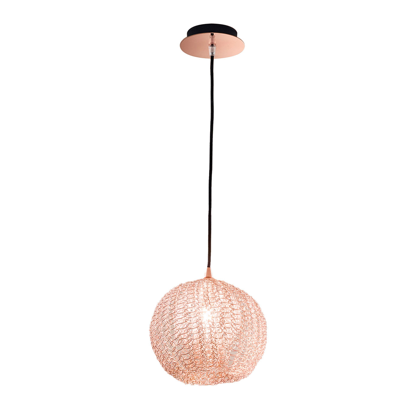 Luce Pink Pendant Lamp Fisionarte | Artemest