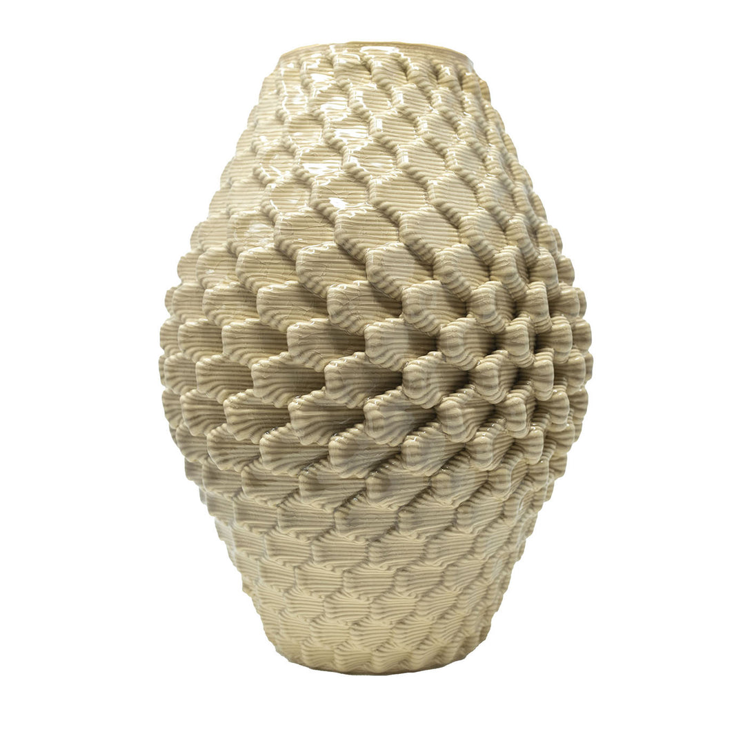Alma Beige Vase Mediterranea Design | Artemest