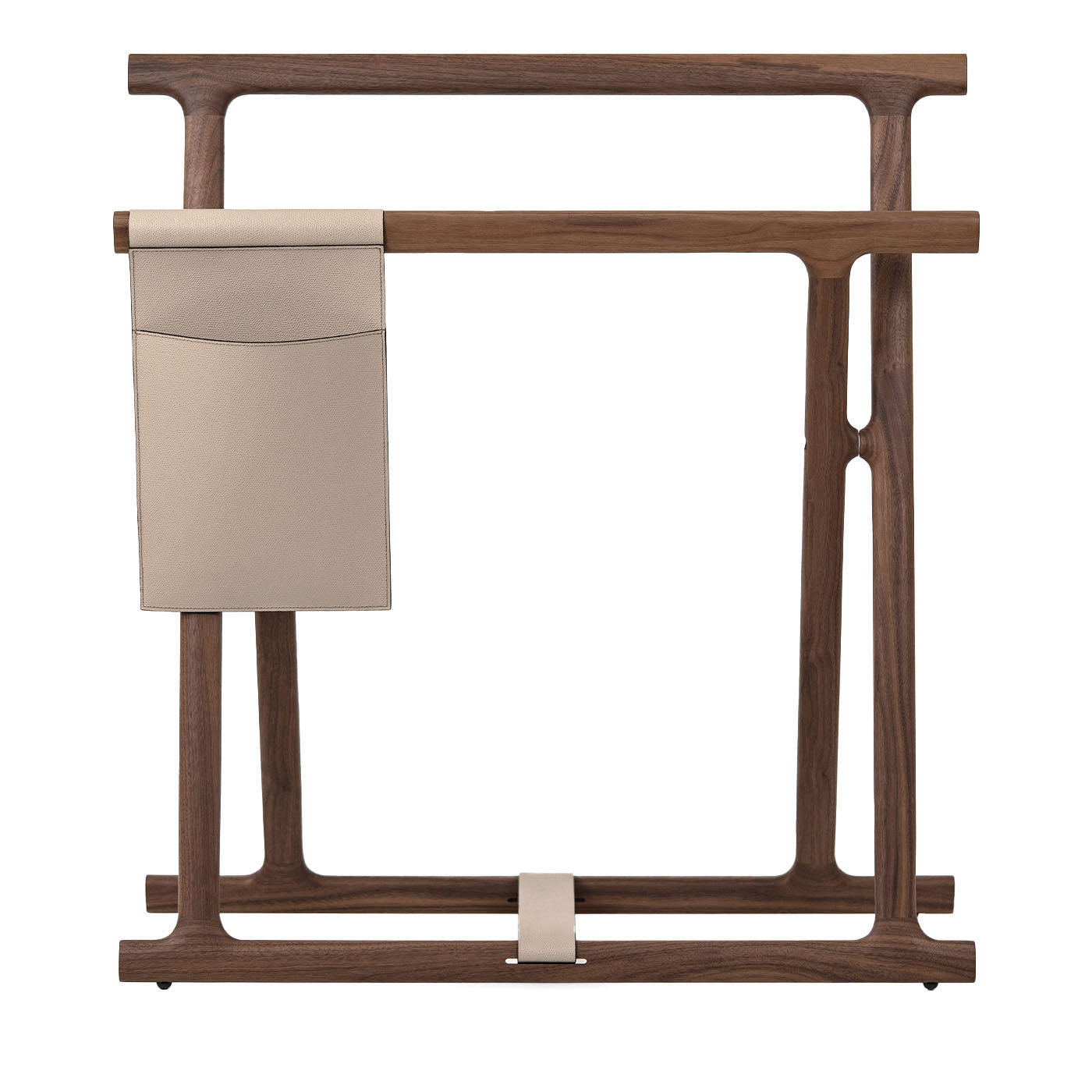 Chelsea Walnut Blanket Holder Pinetti | Artemest