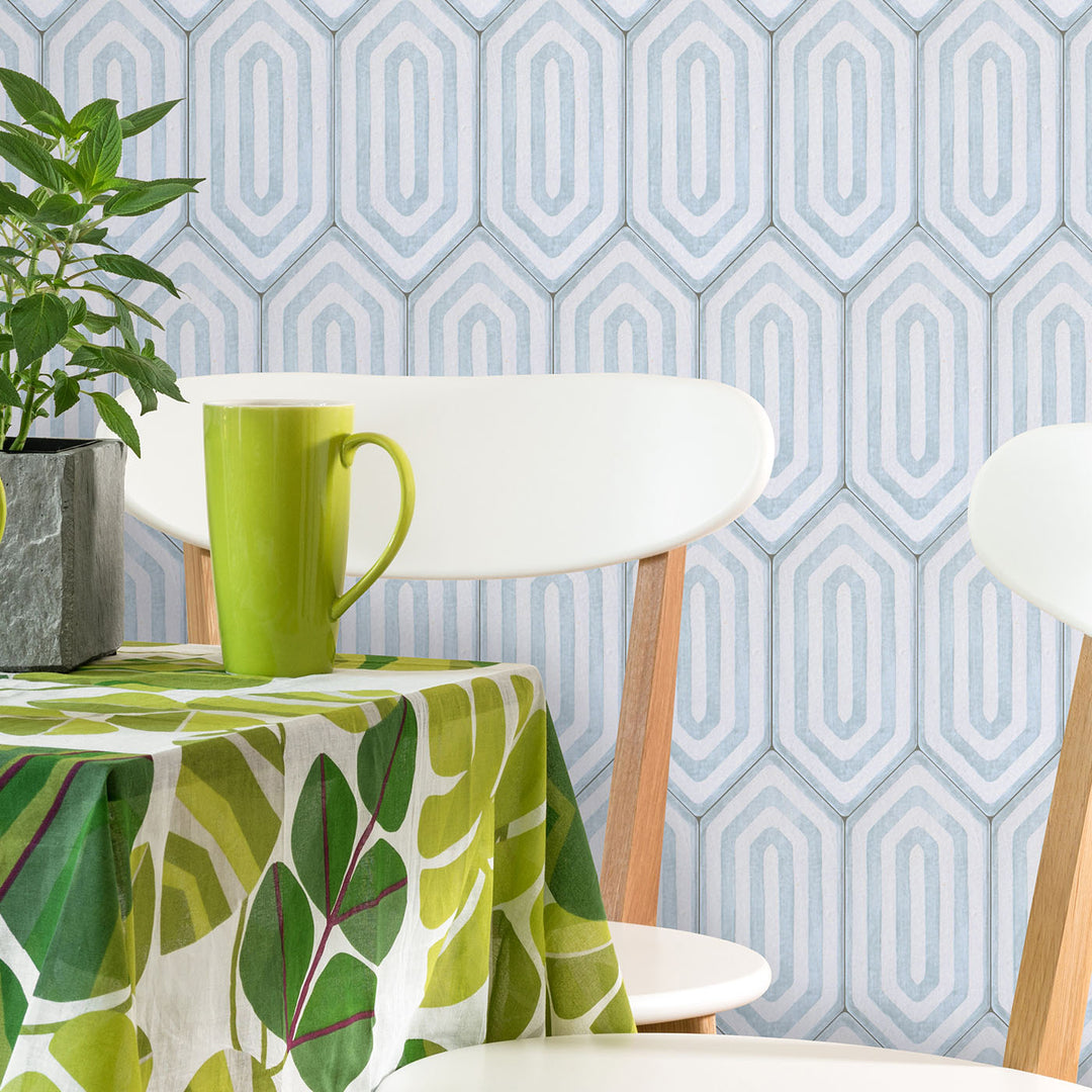 Daamè Set of 38 Rhomboid Gray and White Tiles Studio Le Nid | Artemest