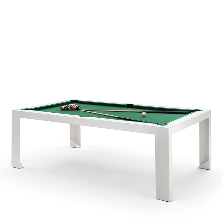 Carambola Cubista 7' White Pool Table by Basaglia + Rota Nodari Fas ...