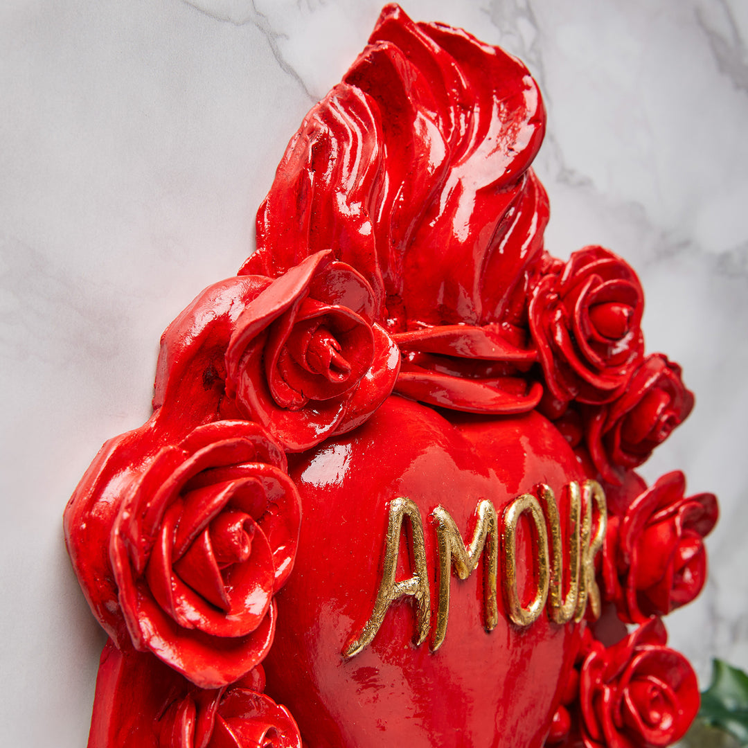 PASSION RED CERAMIC HEART Cuore di Argilla | Artemest