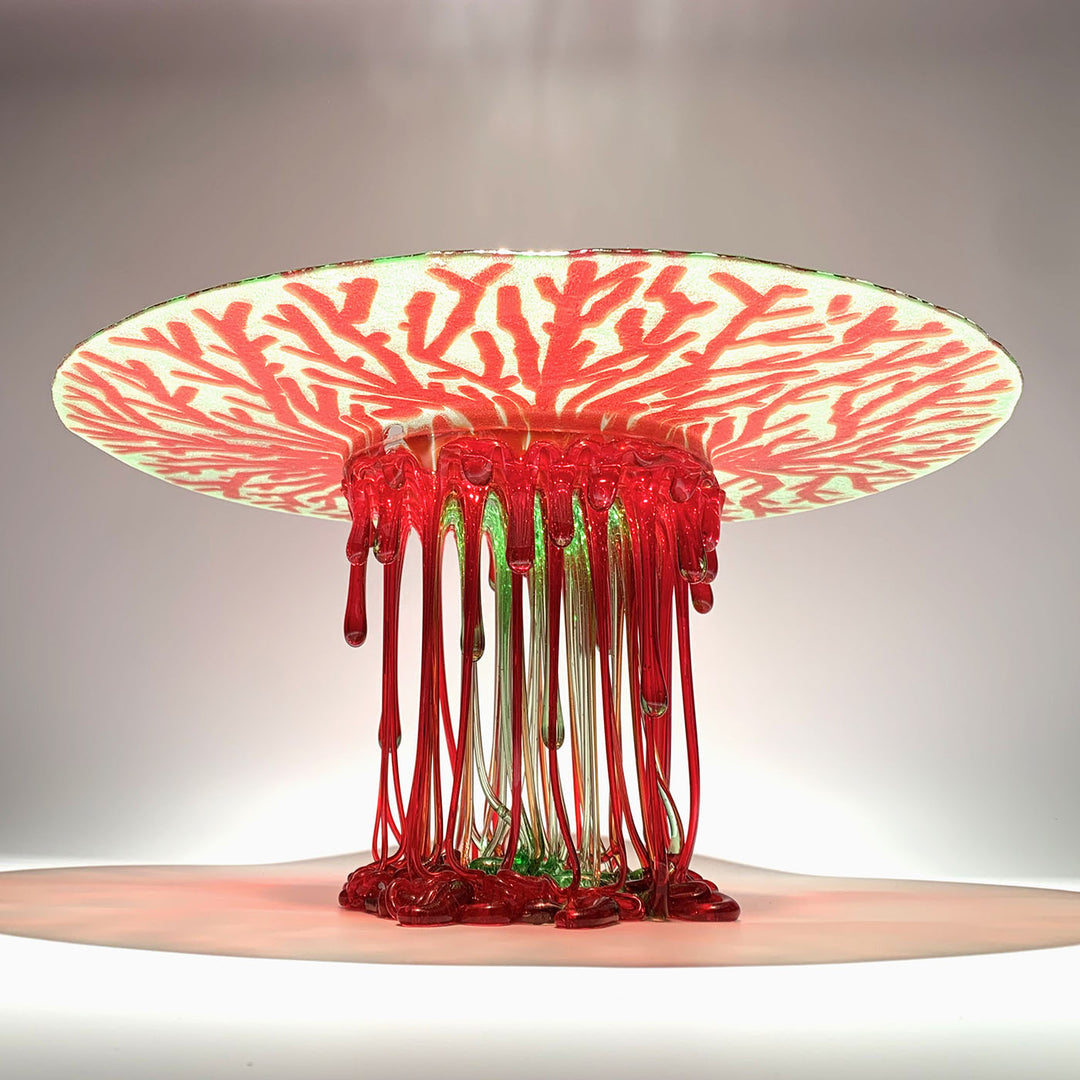 Corallo Rosso Verde Sculptural Centerpiece Daniela Forti | Artemest