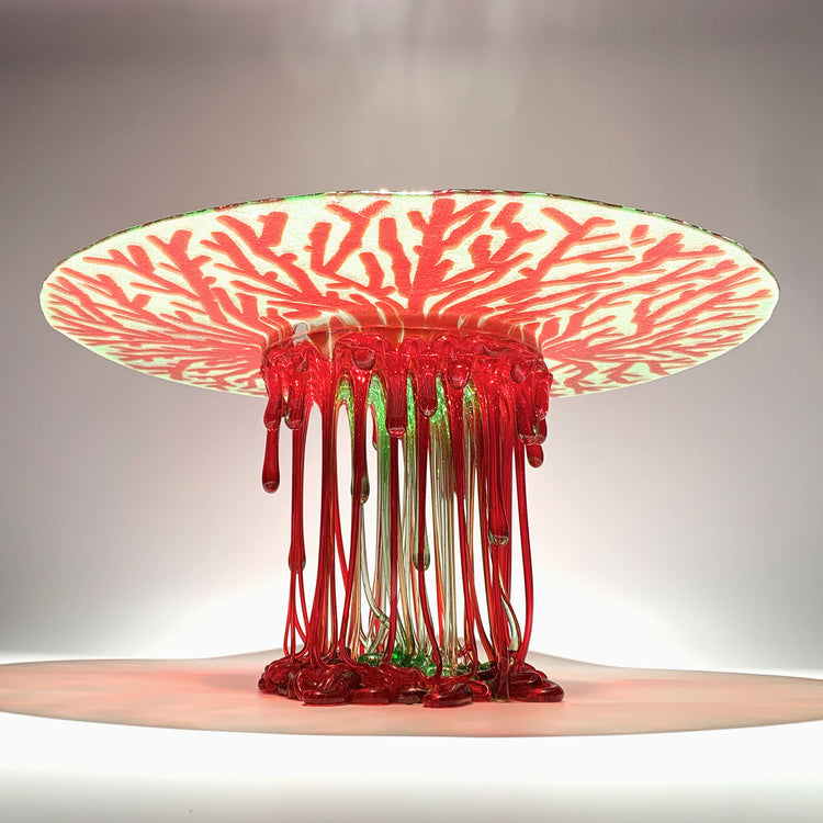 Corallo Rosso Verde Sculptural Centerpiece Daniela Forti | Artemest