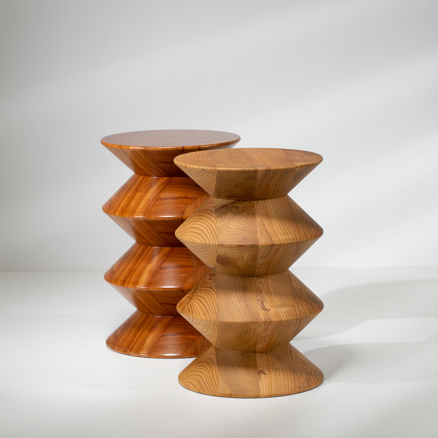Vitis Natural Wood Stool Omnibus Design | Artemest